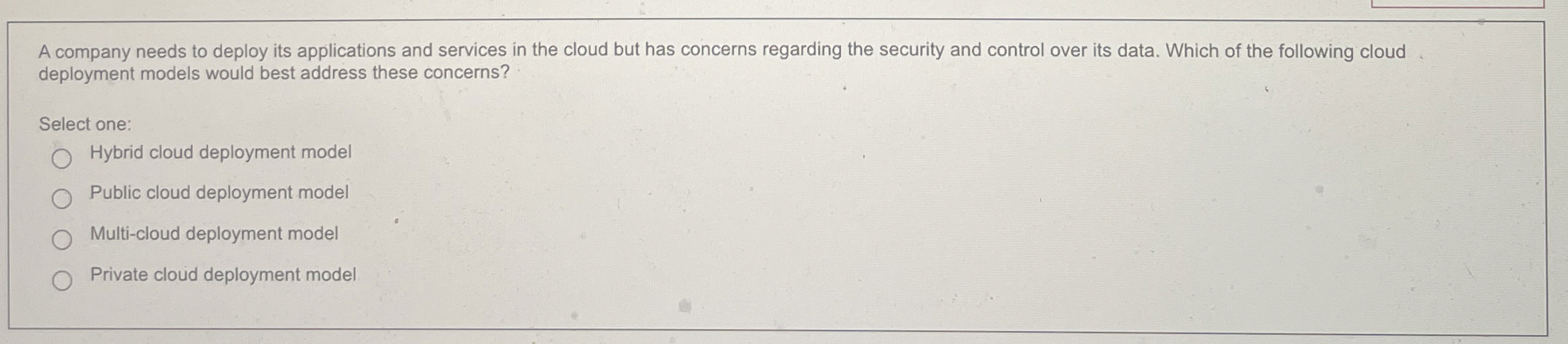 Solved A company needs to deploy its applications and | Chegg.com