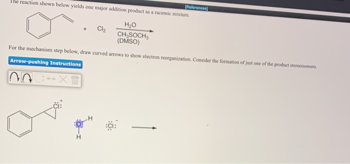 Solved Reference The reaction shown below yields one major | Chegg.com