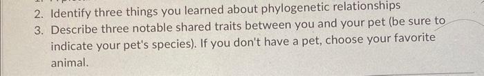 Solved 2. Identify three things you learned about | Chegg.com