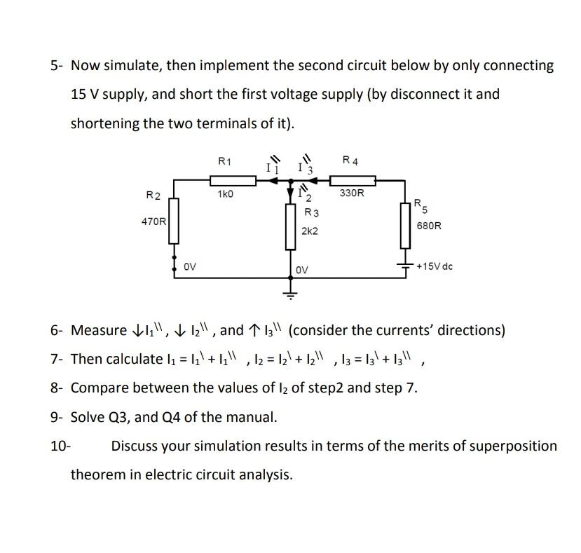 Solved Exp.: 3/Superposition Theorem Objective: To | Chegg.com