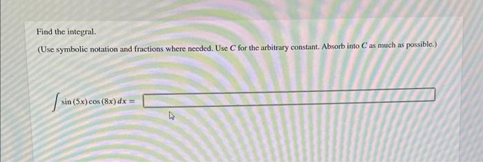 Solved Use Symbolic Notation And Fractions Where Needed
