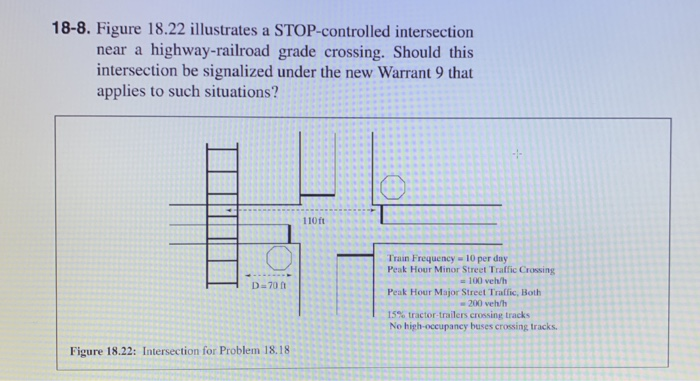 Solved 18-8. Figure 18.22 illustrates a STOP-controlled | Chegg.com