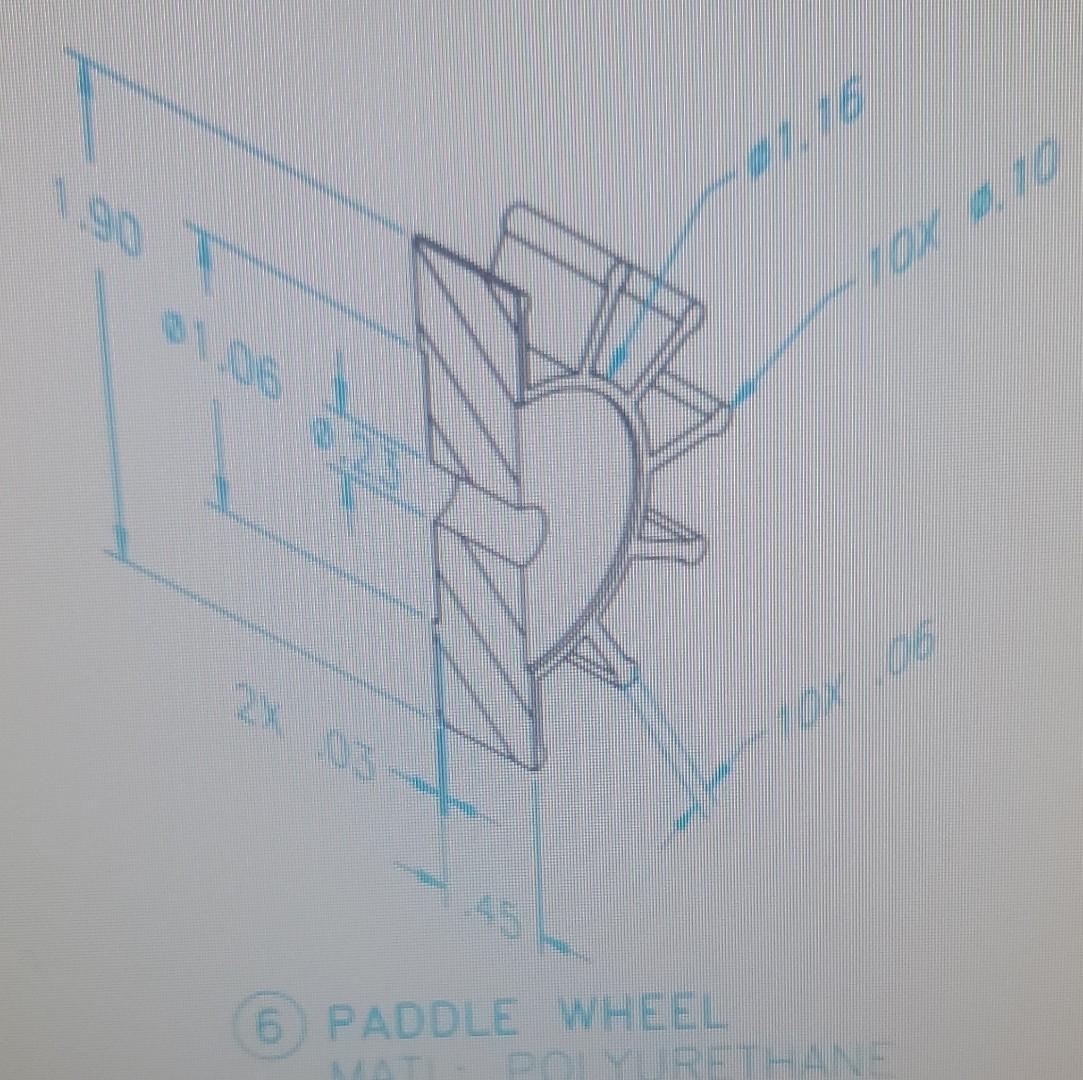 (6) PADDLE WHEEL | Chegg.com