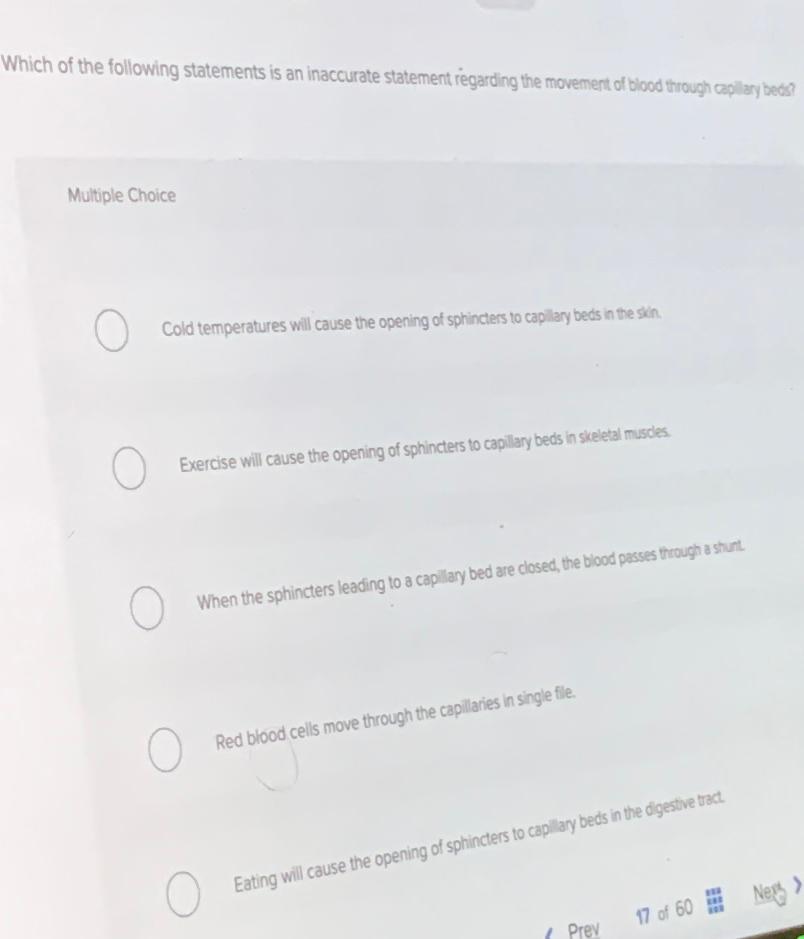 Solved Which of the following statements is an inaccurate | Chegg.com
