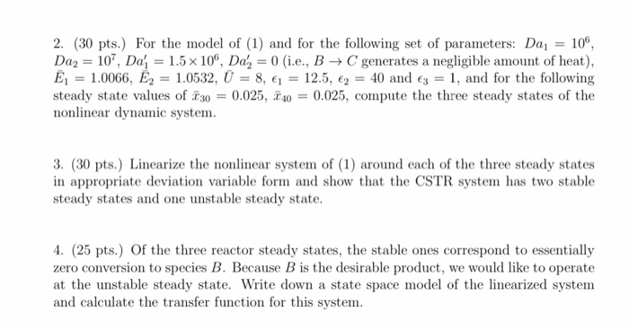 Solved Process description Consider a jacketed continuous | Chegg.com