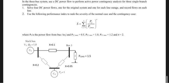 Solved In the three-bus system, use a DC power flow to | Chegg.com