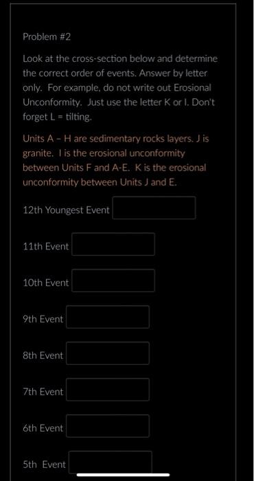 Solved Problem \#2 Look at the cross-section below and | Chegg.com