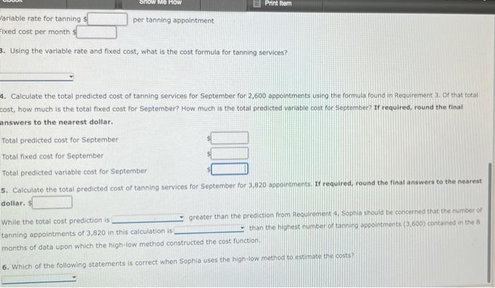 Solved 2. Using the high-low method, compute the variable | Chegg.com