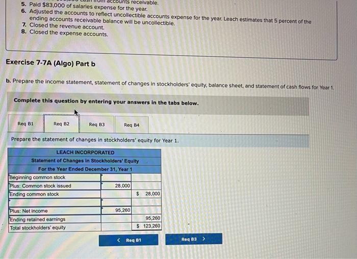 Solved Exercise 7-7A (Algo) Effect of recognizing | Chegg.com