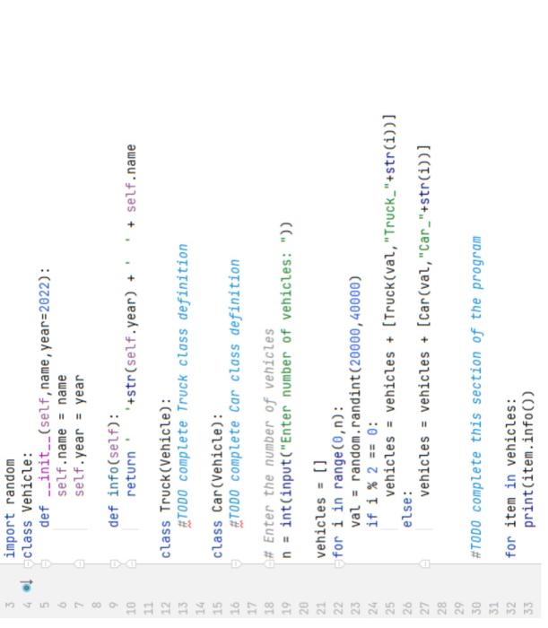 Solved Instructions The transportation.py program (below) | Chegg.com