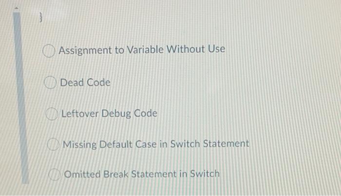 Solved Listen Identify the bad coding practice evident in | Chegg.com