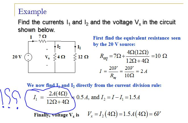 Solved Find the currents I1, and I2 and the voltage Vx in | Chegg.com