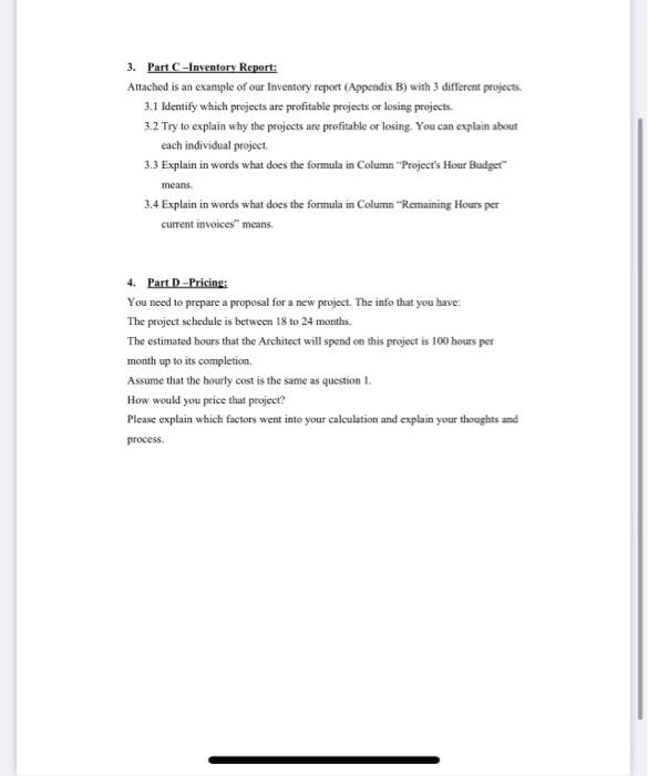 Solved 3. Part C-Inventory Report: Attached is an example of | Chegg.com