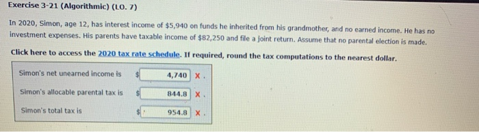Solved Exercise 3-21 (Algorithmic) (LO. 7) In 2020, Simon, | Chegg.com