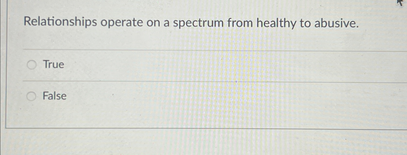 Solved Relationships operate on a spectrum from healthy to | Chegg.com