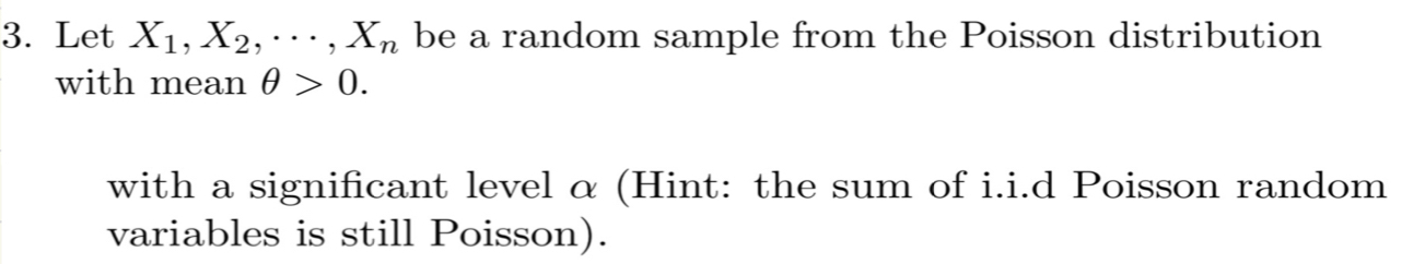 Solved Let x1,x2,cdots,xn be a random sample from the | Chegg.com Solved Let x1,x2,cdots,xn be a random sample from the | Chegg.com