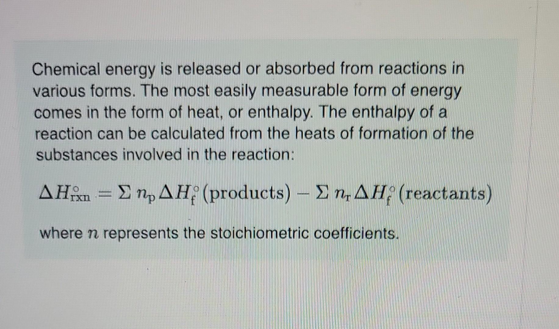 Solved Chemical energy is released or absorbed from | Chegg.com