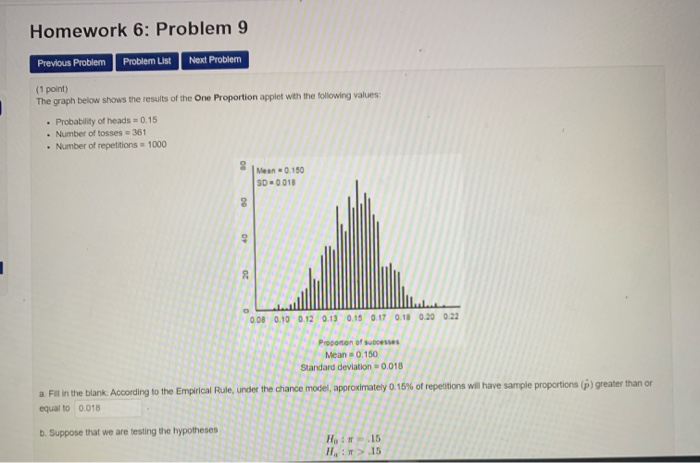 Solved Homework 6: Problem 9 Previous Problem Problem List | Chegg.com
