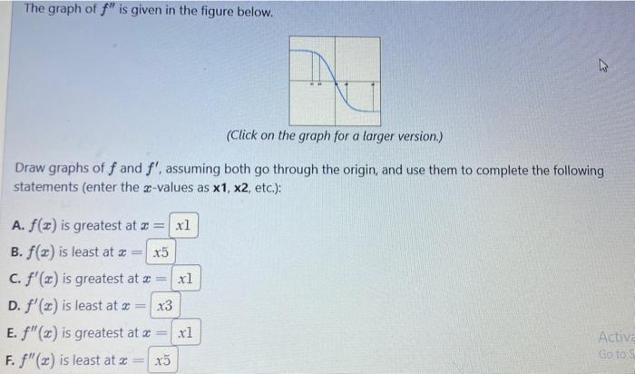 Solved Suppose that f(x)=6x2ln(x),x>0 (A) List all the | Chegg.com