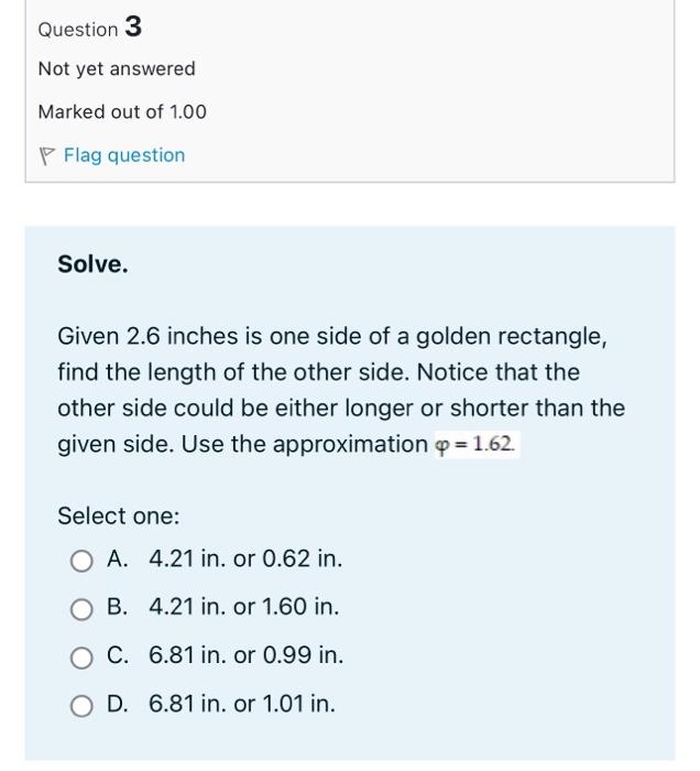 Solved Question 3 Not Yet Answered Marked Out Of 1 00 Flag