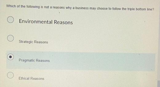 Solved Which of the following is not a reasons why a | Chegg.com