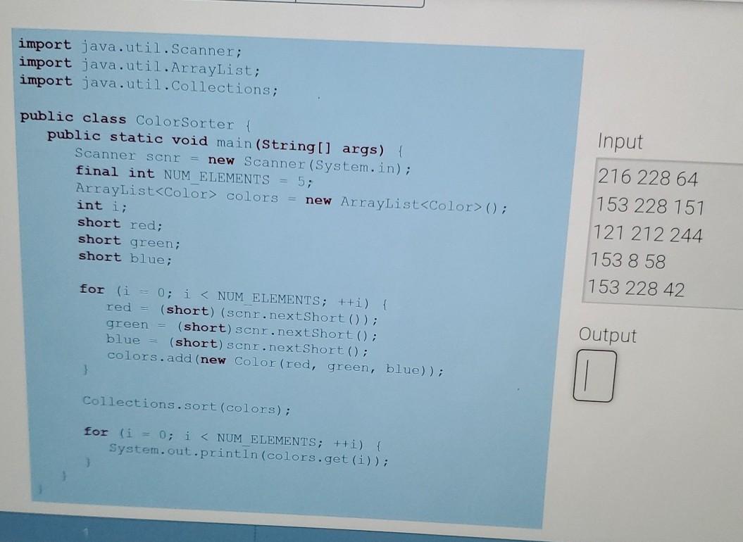 Solved Import Java Util Scanner Import Java Util Arraylist