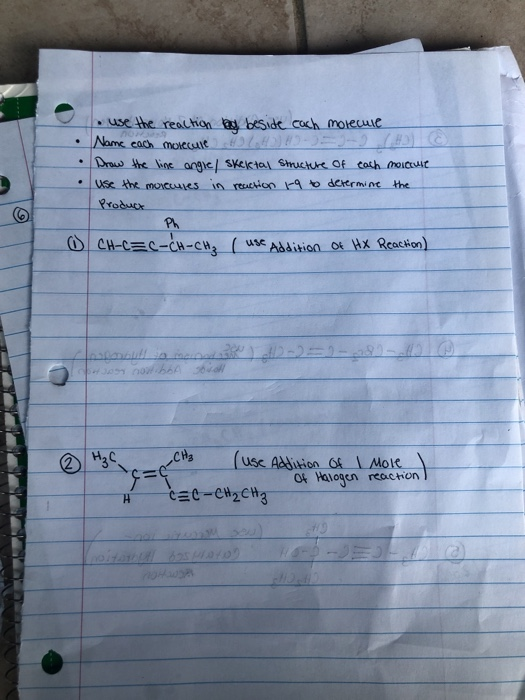 Solved name each molecule draw line angle /skeletal | Chegg.com