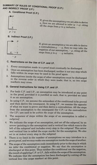 Understanding symbolic logic question 3 PROOFS | Chegg.com