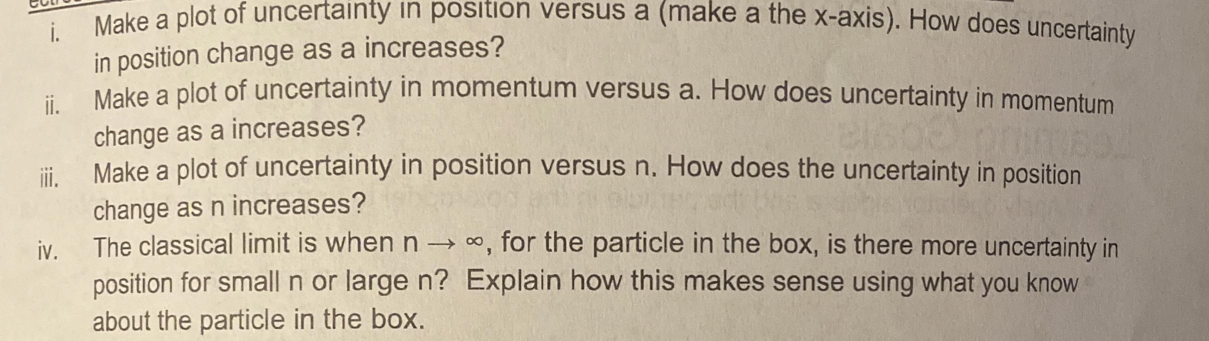 Solved Here are two equations for uncertainty in terms of | Chegg.com