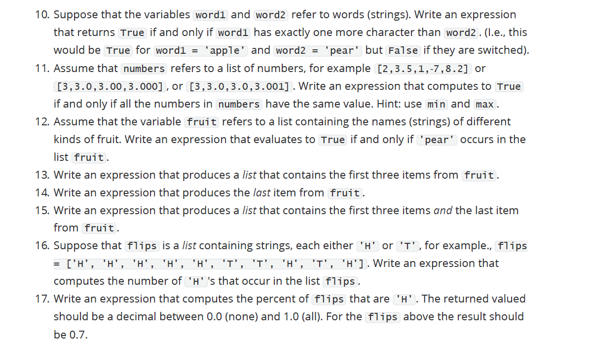 Solved Suppose that the variables word1 ﻿and word2 ﻿refer to | Chegg.com