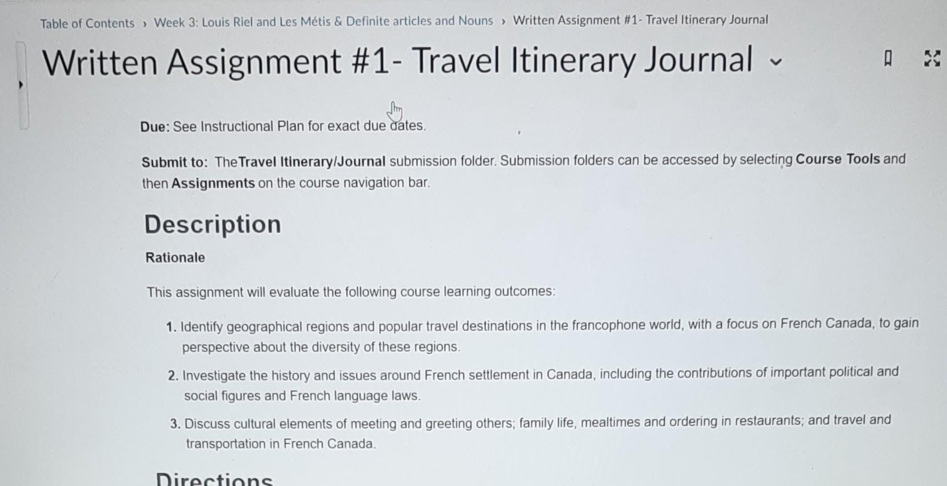 Due: See Instructional Plan for exact due dates. | Chegg.com