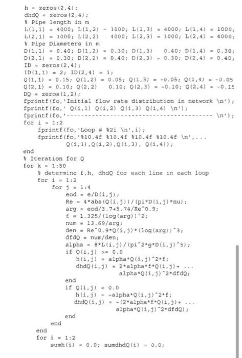 Solved A Modify The Attached Mathlab Program To Solve For