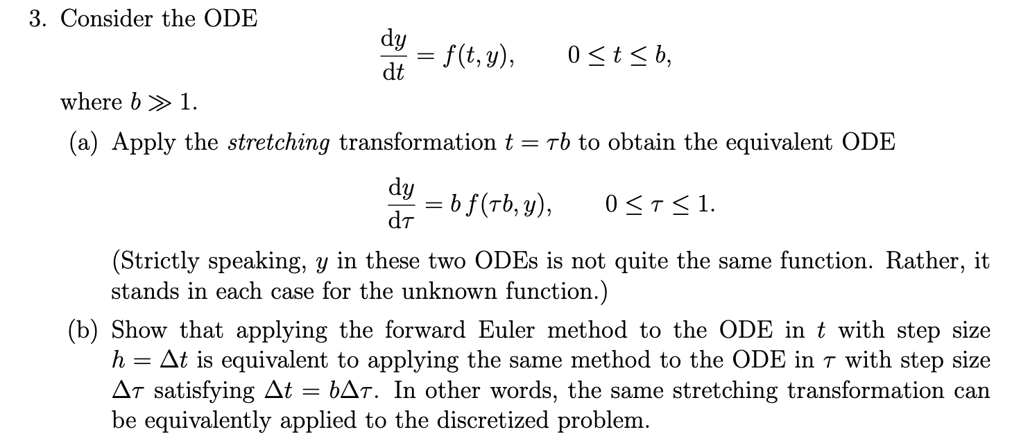 Solved Consider the ODE dyConsider the | Chegg.com