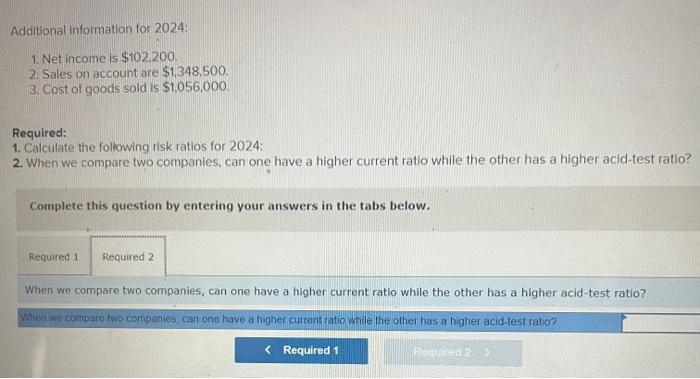 Solved Exercise 12-7 (Algo) Calculate risk ratios (LO12-3) | Chegg.com