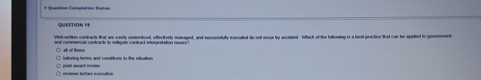 Solved Question Completion Status:QUESTION 19 ﻿and | Chegg.com