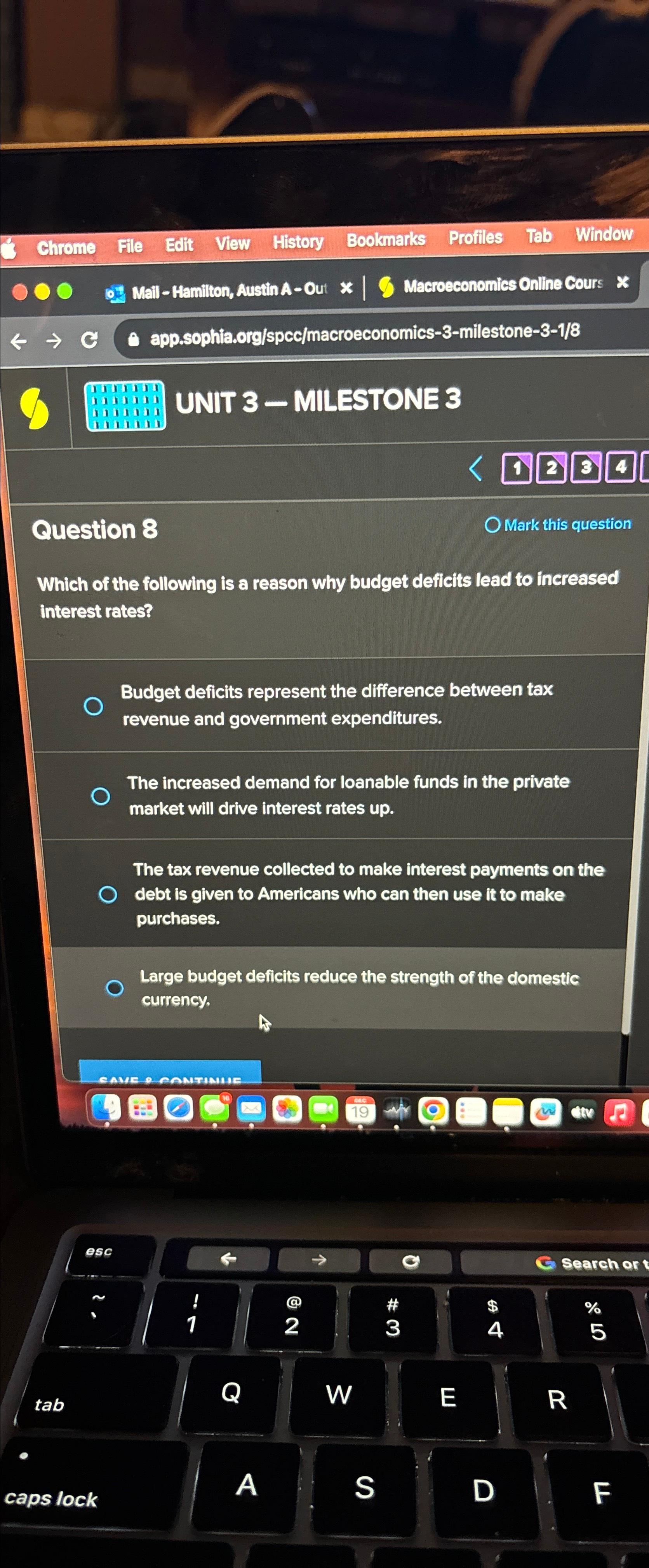 Solved UNIT 3 - ﻿MILESTONE 3Question 8Mark this | Chegg.com