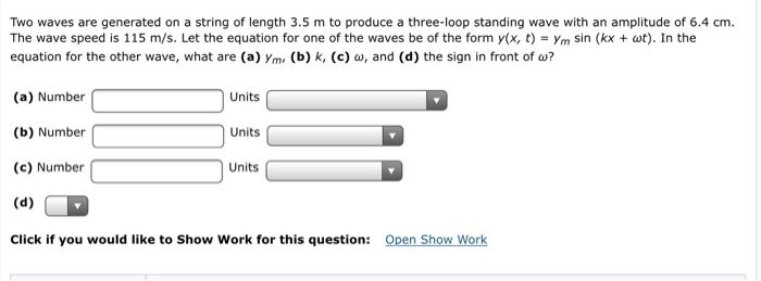 Solved Two waves are generated on a string of length 3.5 m | Chegg.com