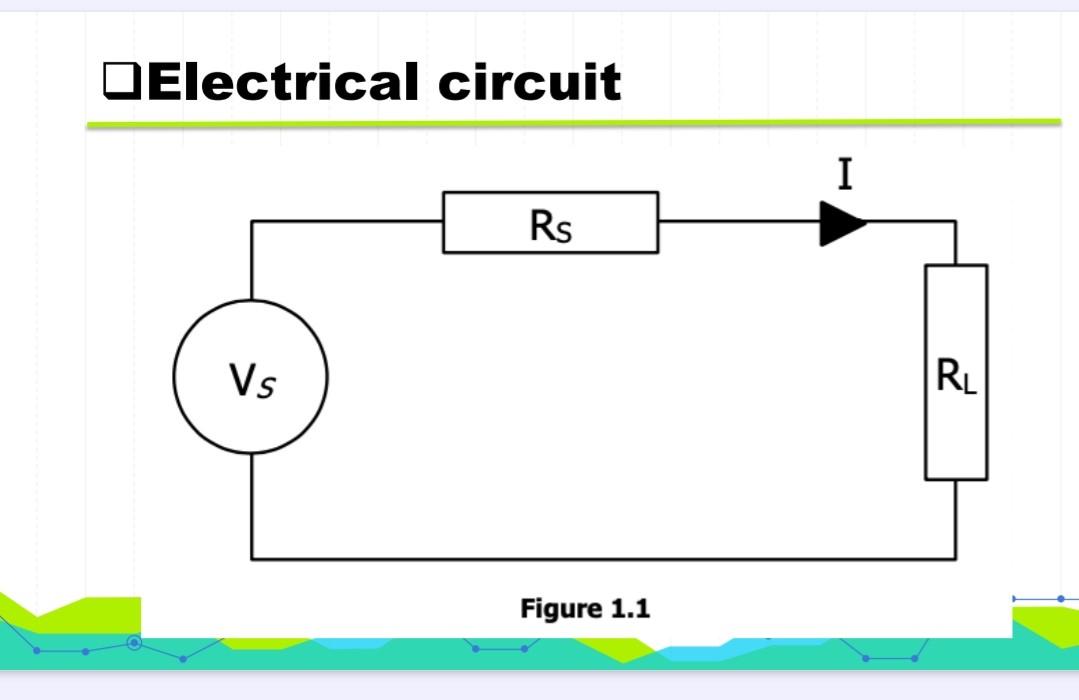 outline: Electrical circuit figure ü Calculations ü | Chegg.com