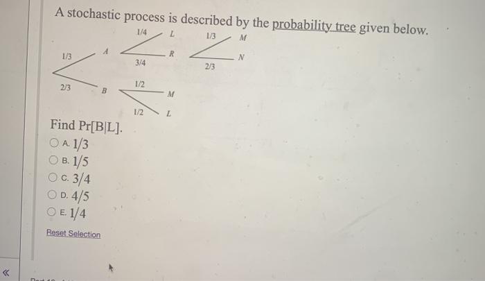 Solved A stochastic process is described by the probability | Chegg.com