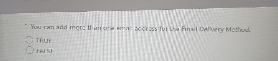 Solved You can add more than one email address for the Email | Chegg.com