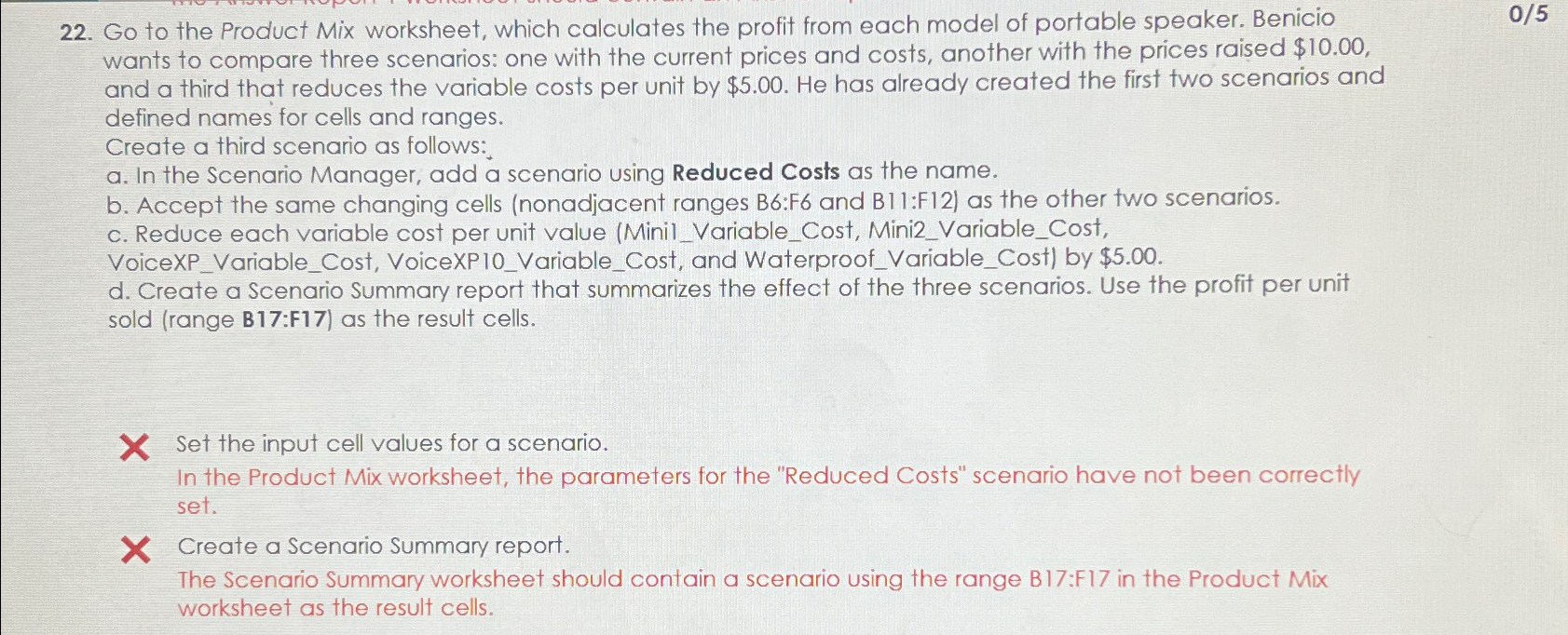 Solved Go to the Product Mix worksheet, which calculates the | Chegg.com