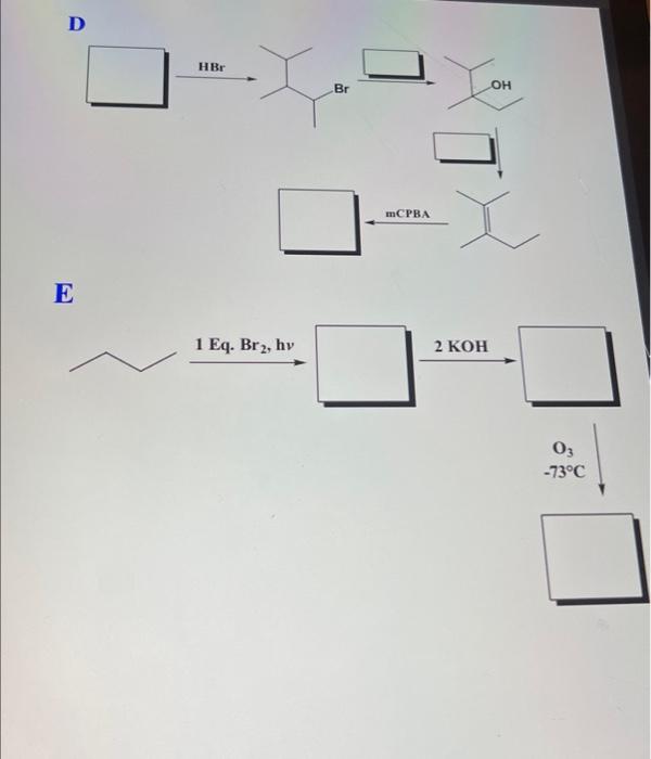 Solved 5. Sketch all the products of the following reaction | Chegg.com