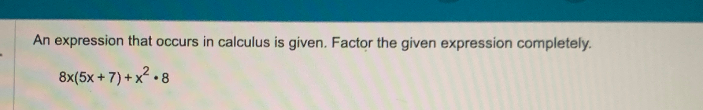 Solved An expression that occurs in calculus is given. | Chegg.com