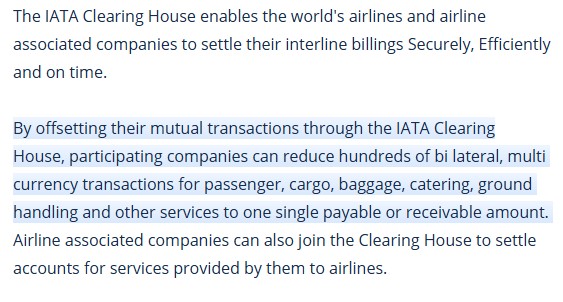 Solved Explain the function of the IATA Clearing House for 5 | Chegg.com