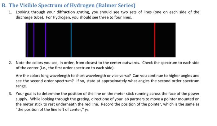 Solved Calculate spectra line red Iexp (nm) in the hydrogen | Chegg.com