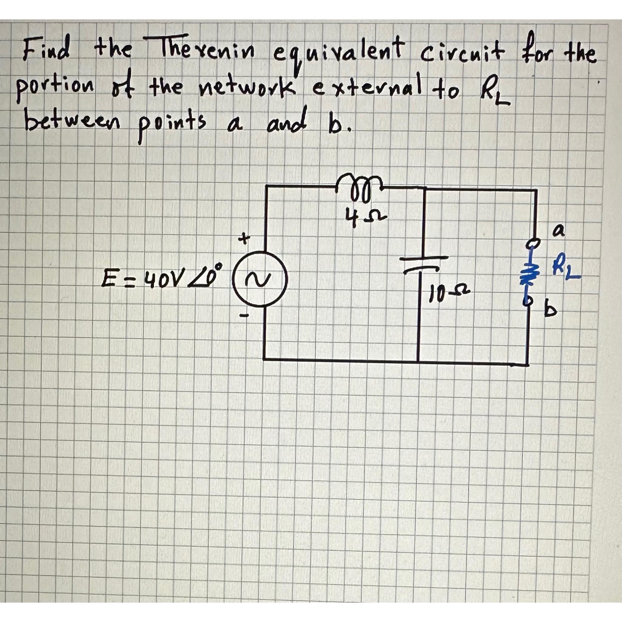 Solved Find the Therenin equivalent circuit for the portion | Chegg.com