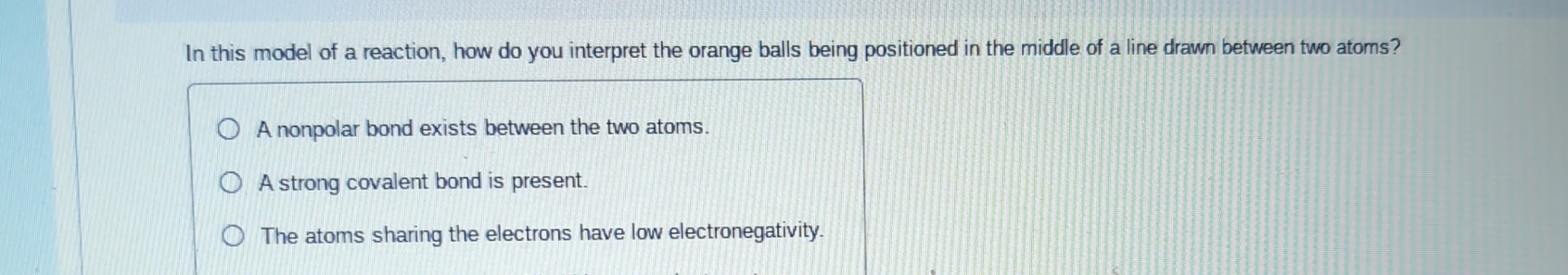 Solved In this model of a reaction, how do you interpret the | Chegg.com