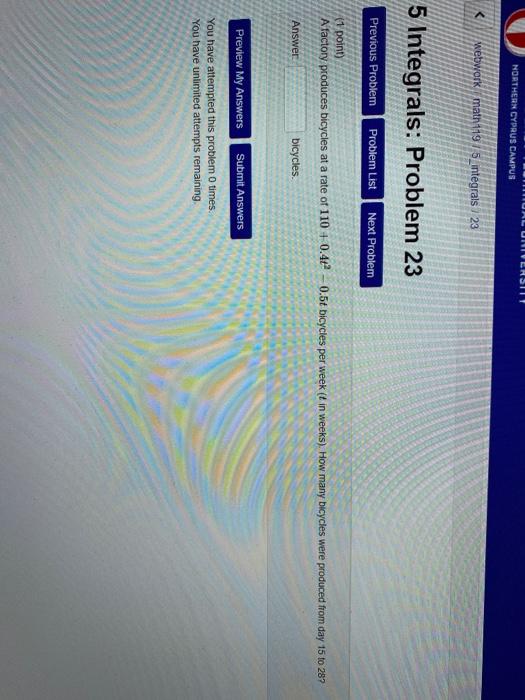 Solved UNIVERSITI NORTHERN CYPRUS CAMPUS