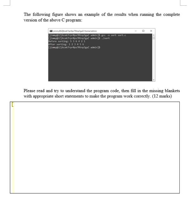 Solved A The Following C Program Named Sum C Contains 8 6596