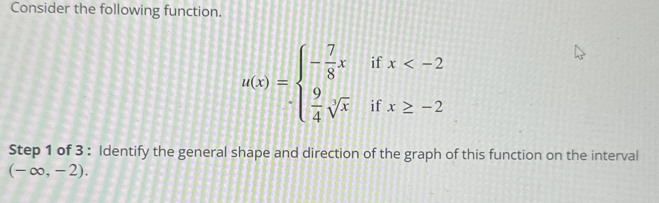 Solved Consider the following | Chegg.com